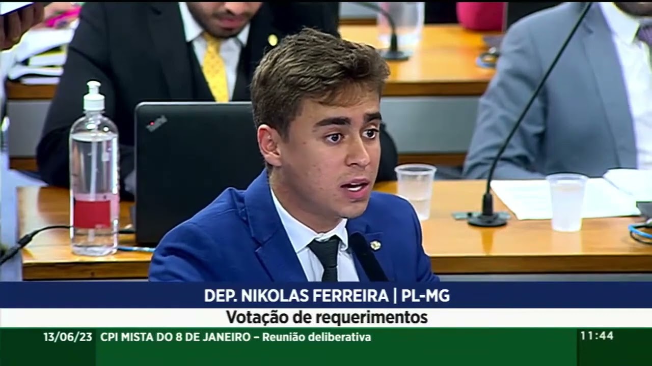 NIKOLAS FERREIRA NA CPMI DO 8 DE JANEIRO – TV Florida USA – A sua TV ...