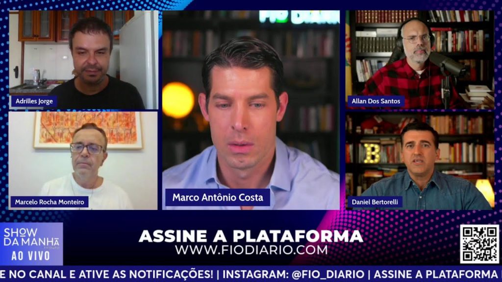 SHOW DA MANHÃ COM MARCO ANTÔNIO COSTA, ADRILLES, RAFAEL SATIÊ E MARCELO ...