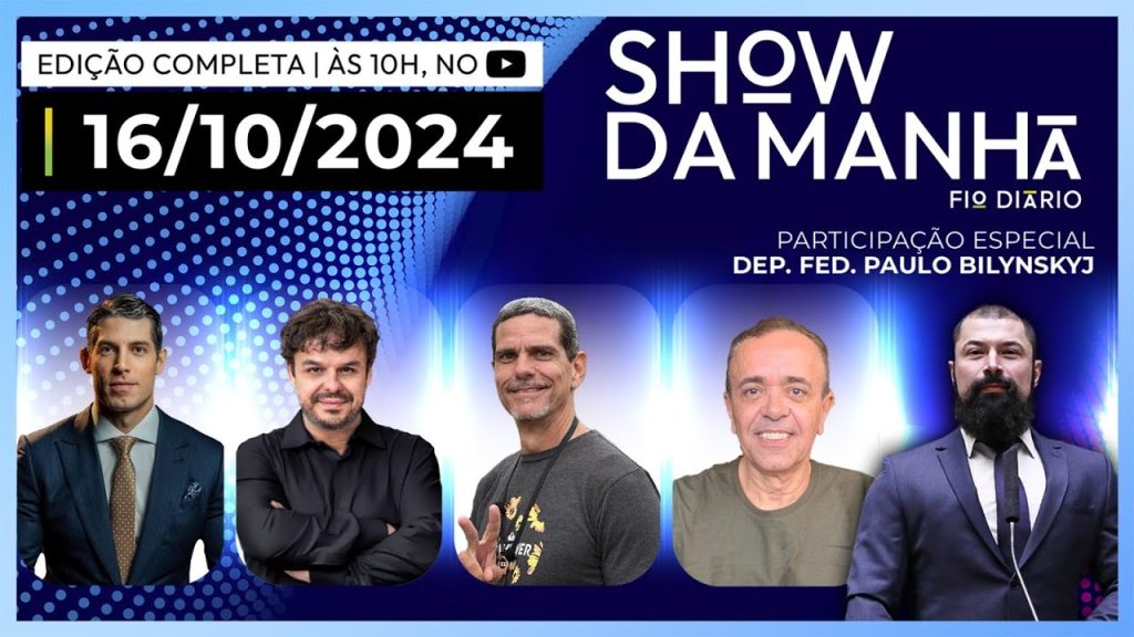 SHOW DA MANHÃ – MARCO ANTÔNIO COSTA, ADRILLES, DIDI RED PILL E MARCELO ...